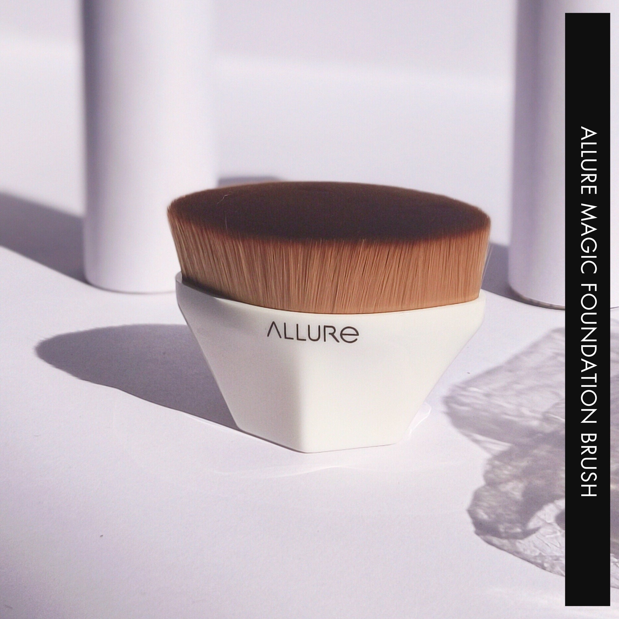 Buy Allure Magic Foundation Brush - White - Default Title - Allure
