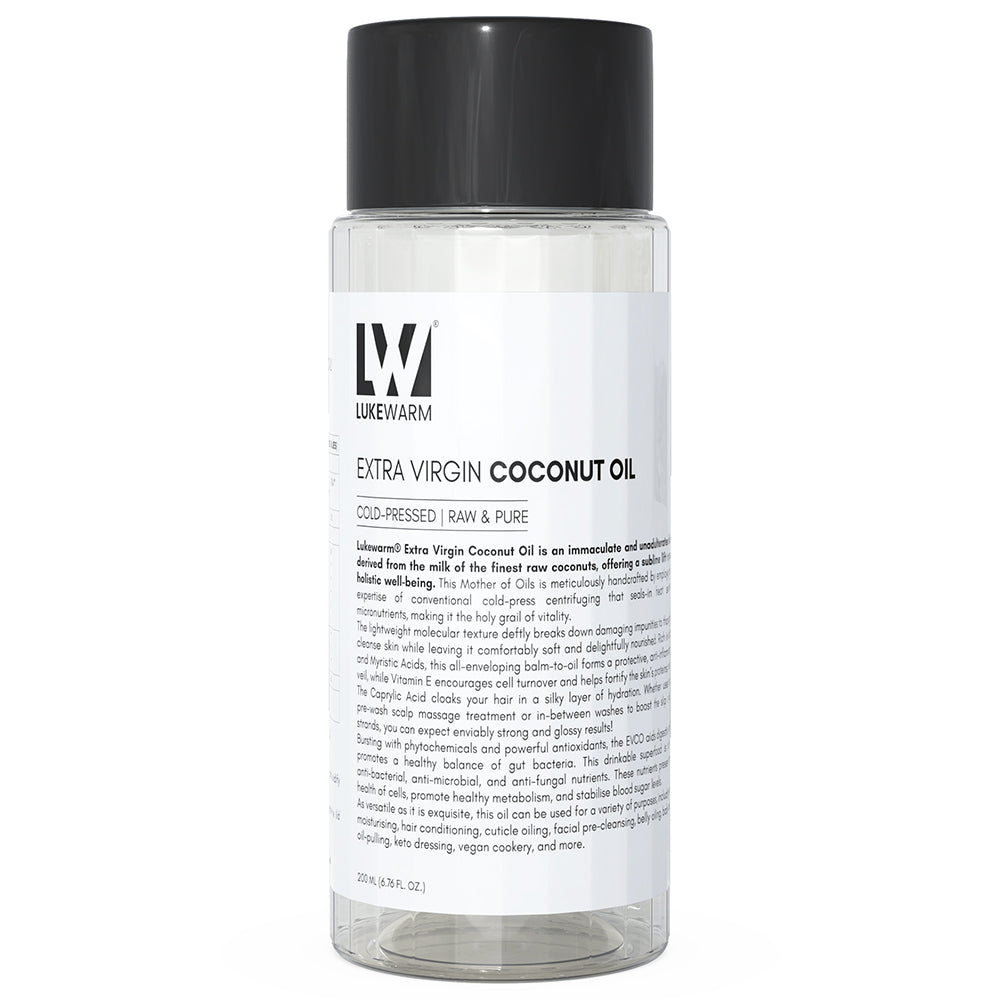 Lukewarm Extra Virgin Coconut Oil, 200ml - Allure