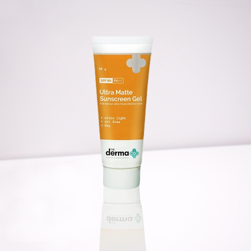 The Derma Co. Ultra Matte Sunscreen Gel With SPF 60 PA+++ (50g ...