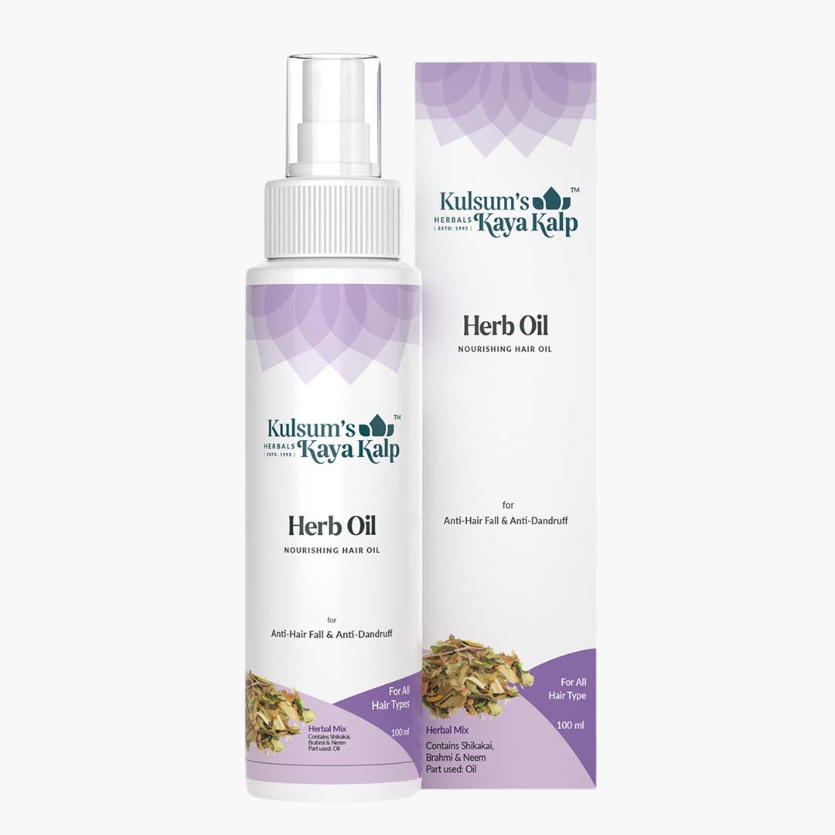 Kulsum's kayakalp Herb Oil (100ML) - Default Title - Allure