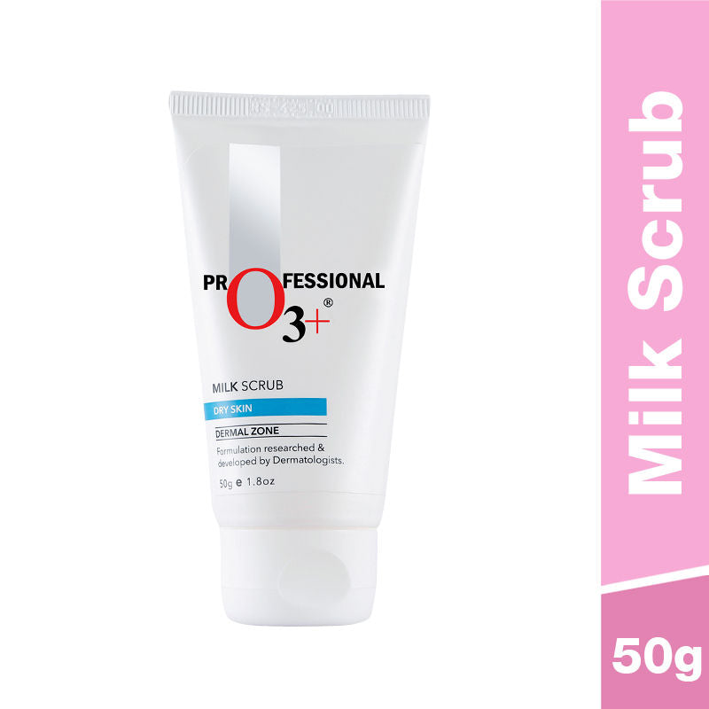 Buy O3+ Milk Scrub Dry Skin For Gentle Exfoliation & Nourished Glow ...