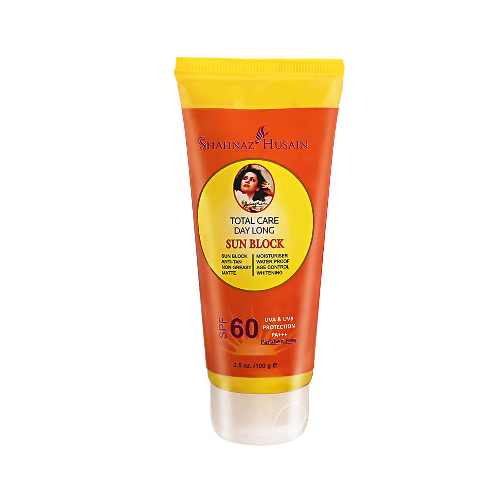 Buy Shahnaz Husain Sun Block SPF 60 Online in India at Best Price - Allure Cosmetics - Allure